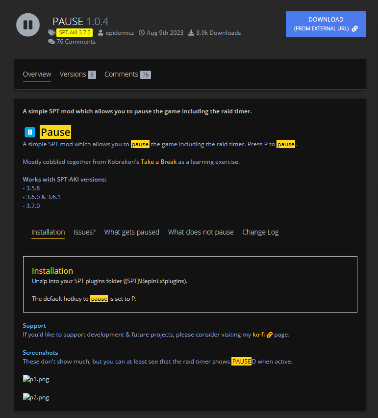 【3.7.0】（非授权搬运）暂停功能-ODDBA社区