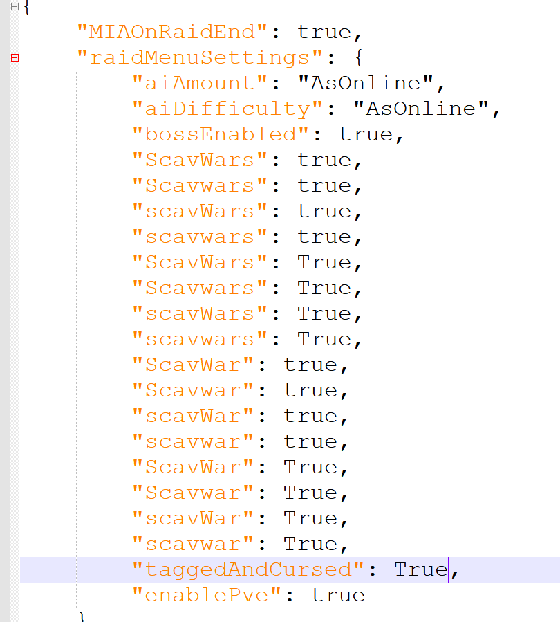 请教如何能修改SCAV内战的默认设置？-ODDBA社区