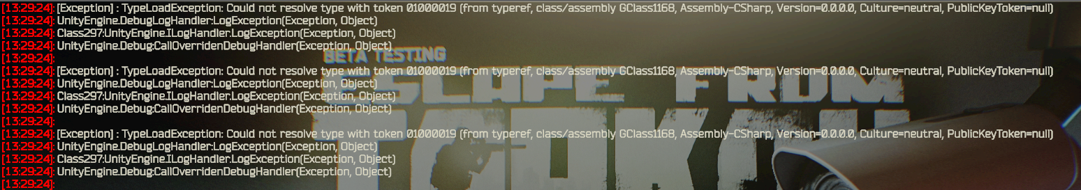 求助，3.30呼出控制台红字，不影响正常游玩但是战局时间超过10分钟明显卡顿-ODDBA社区