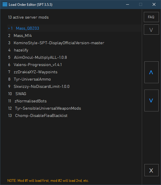 求大佬教我咋给mod排序，我怀疑现实主义的ai和大废物的ai冲突了-ODDBA社区